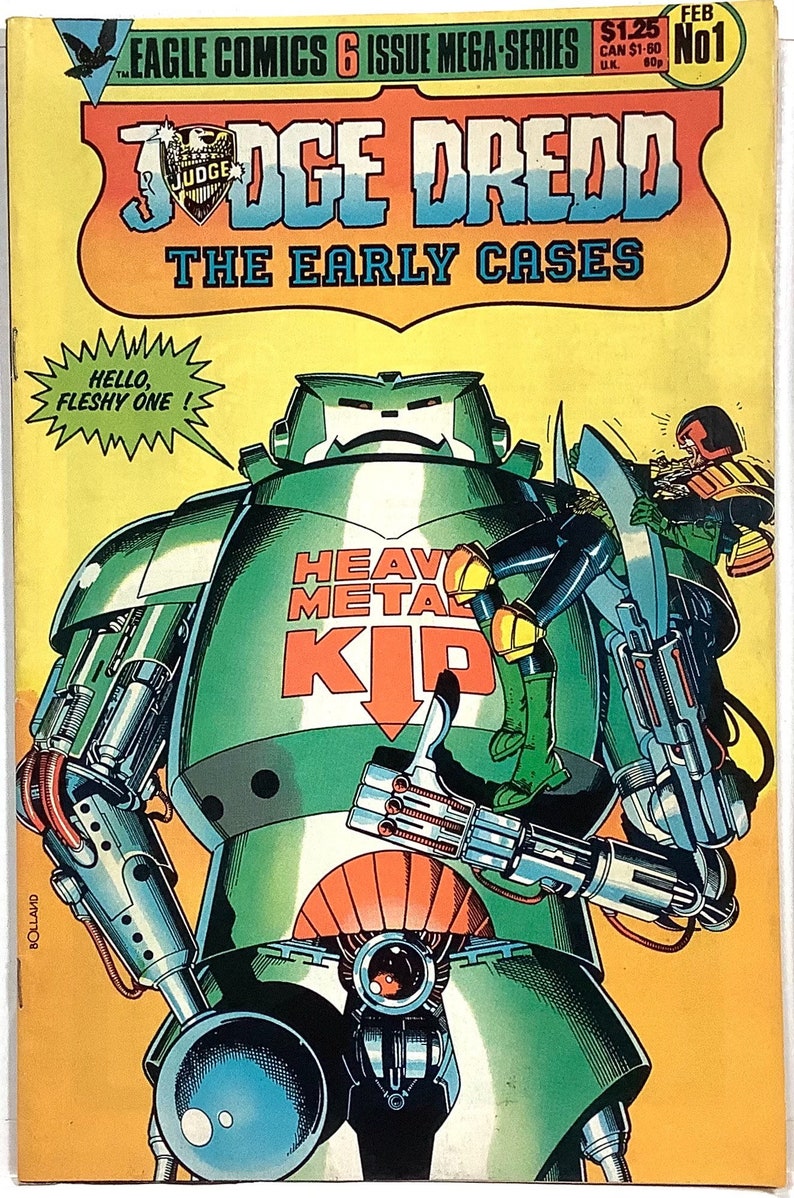 Judge Dredd the Early Cases #1 - Etsy