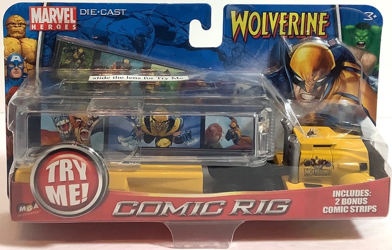 Marvel Heroes Die-cast Comic Rig Wolverine - Etsy