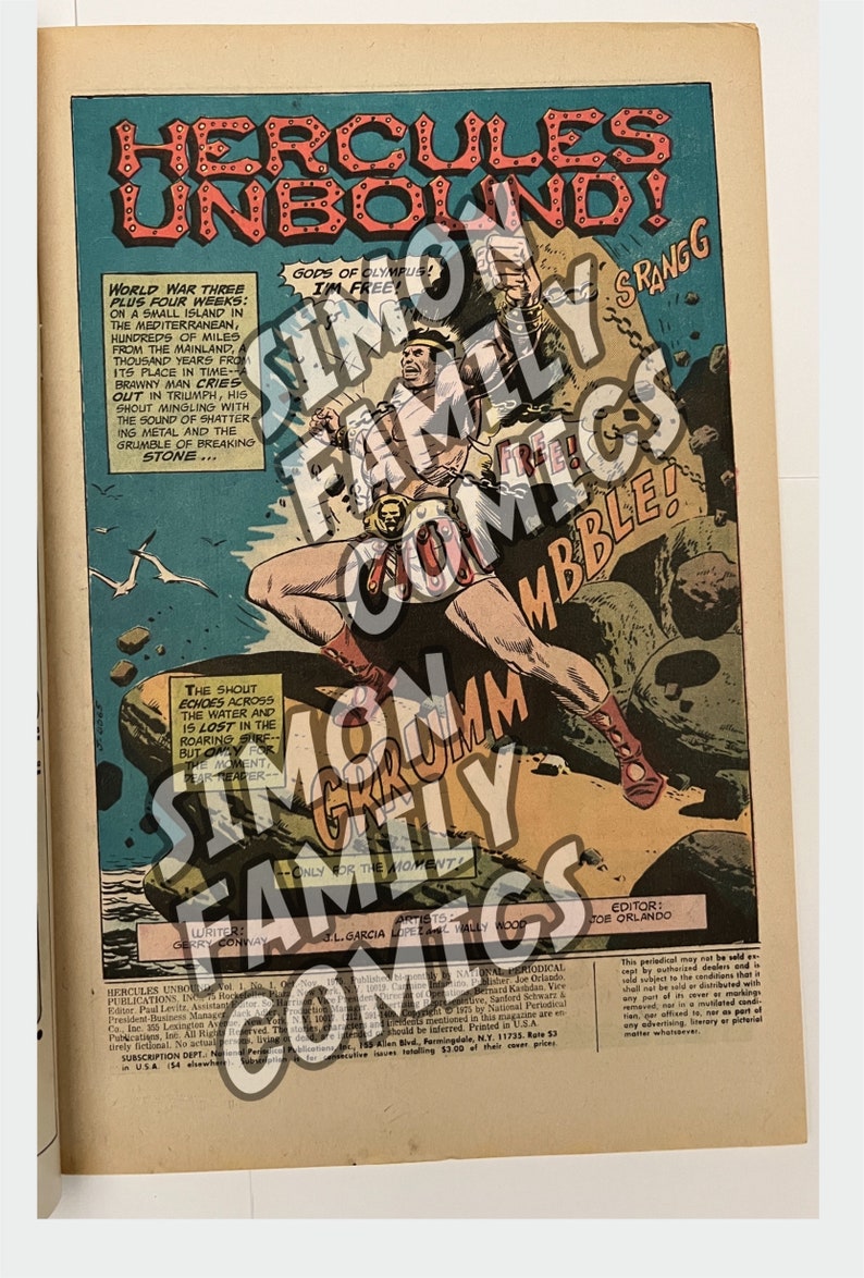 Hercules Unbound #1 - Etsy