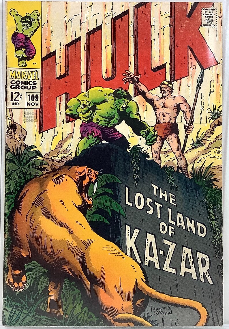 The Incredible Hulk #109 - Etsy
