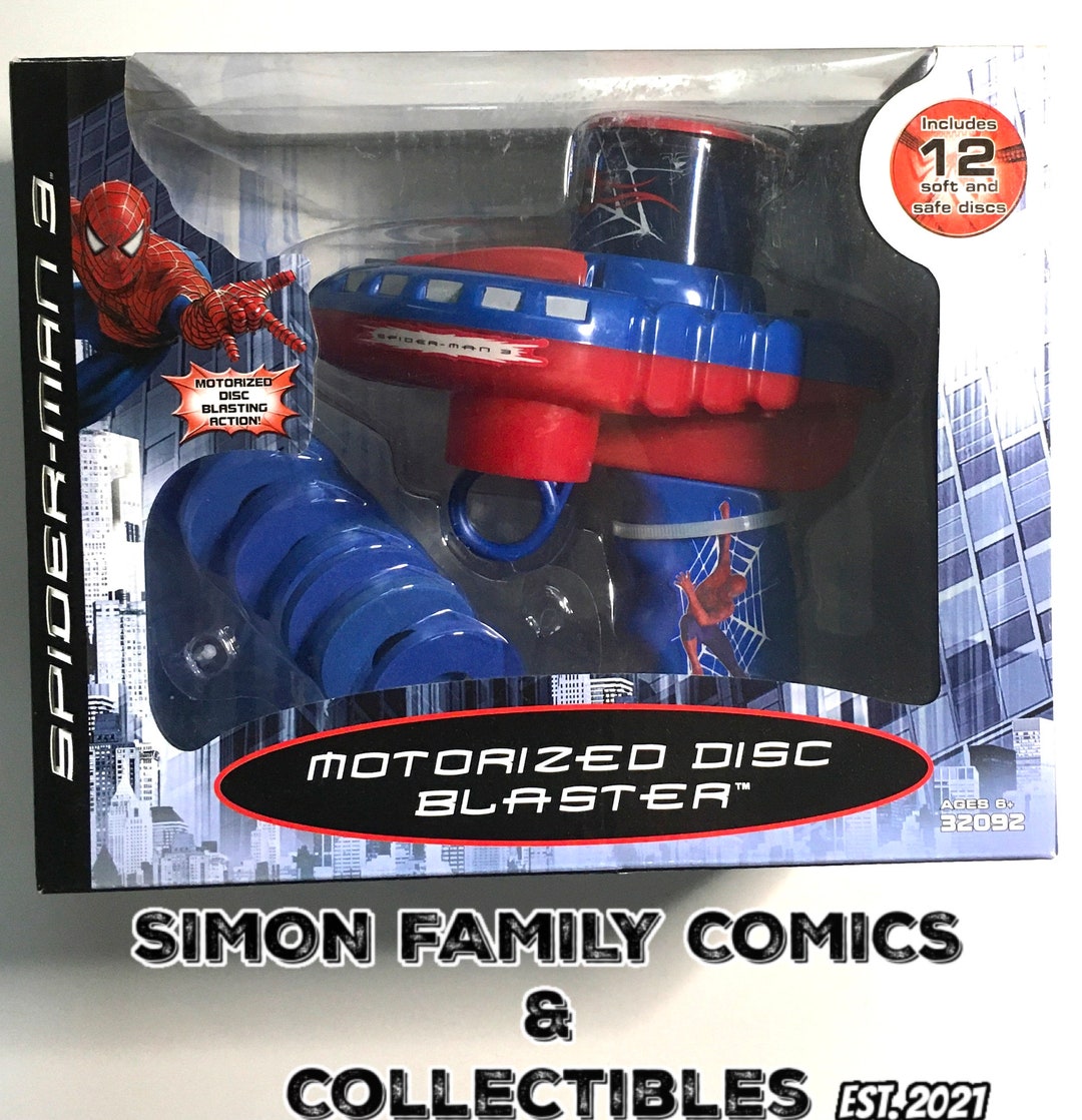 Motorized Disc Blaster Spider-man 2006 - Etsy