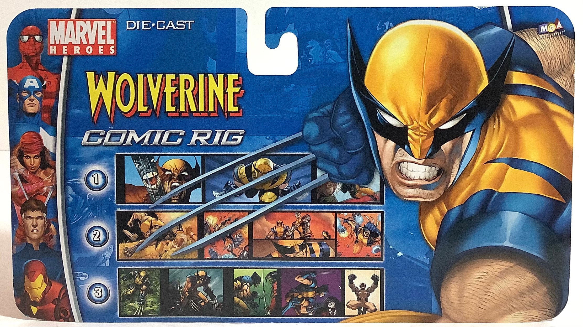 Marvel Heroes Die-cast Comic Rig Wolverine - Etsy