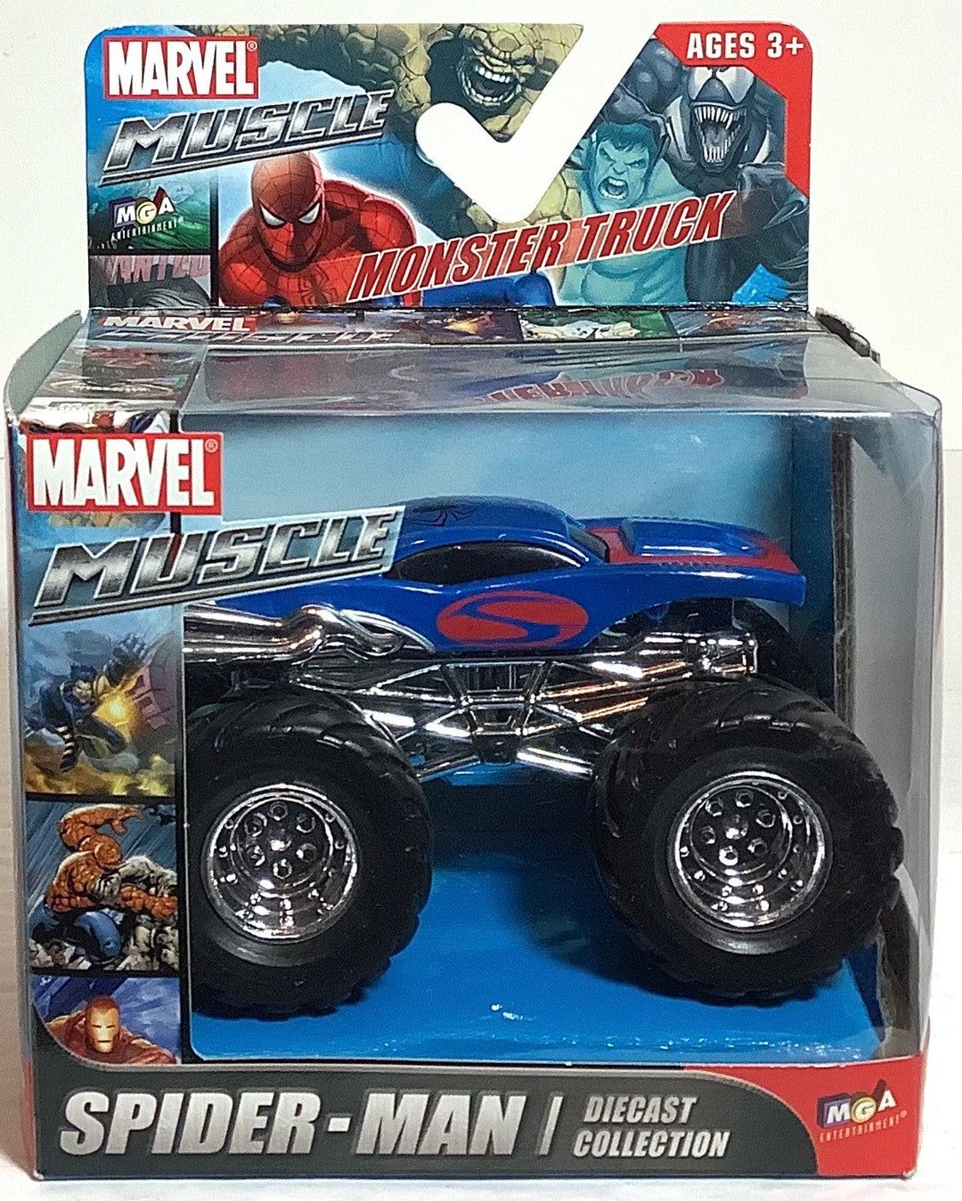 Marvel Muscle Monster Truck Spider-man - Etsy