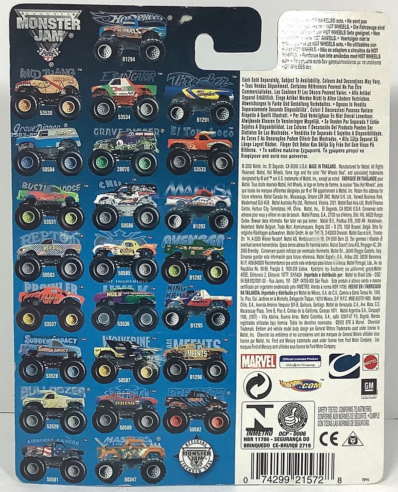 Hot Wheels Incredible Hulk Monster Jam - Etsy