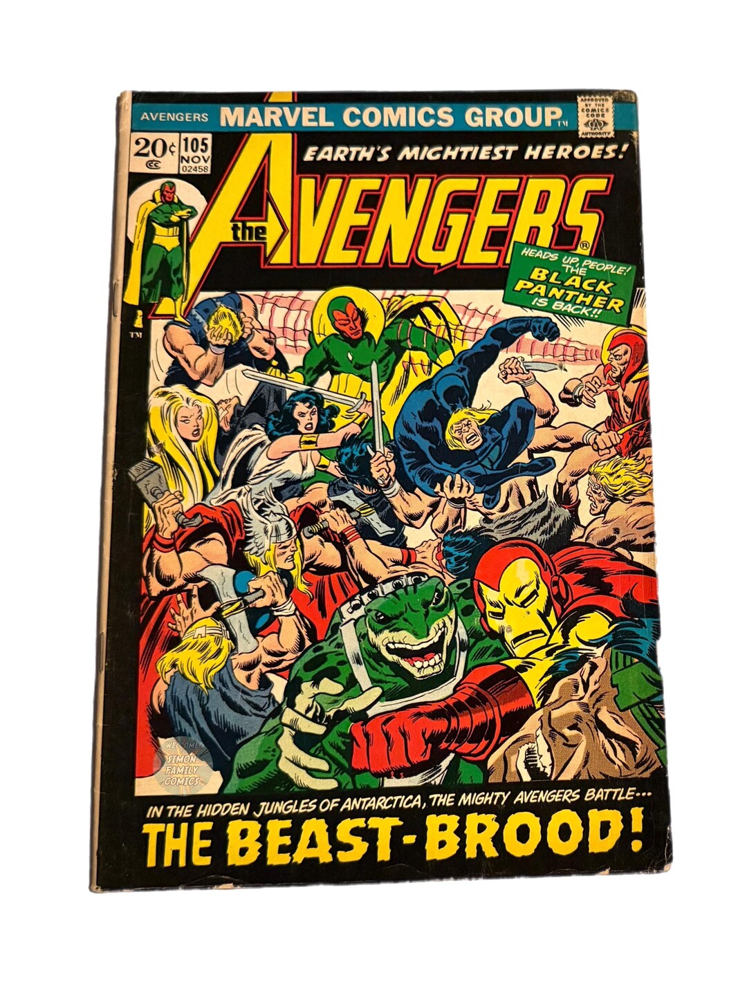 The Avengers #105 - Etsy