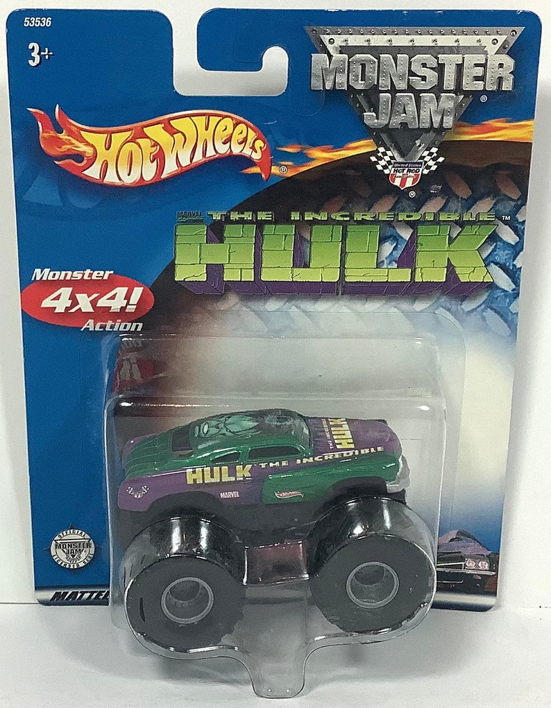 Hot Wheels Incredible Hulk Monster Jam - Etsy