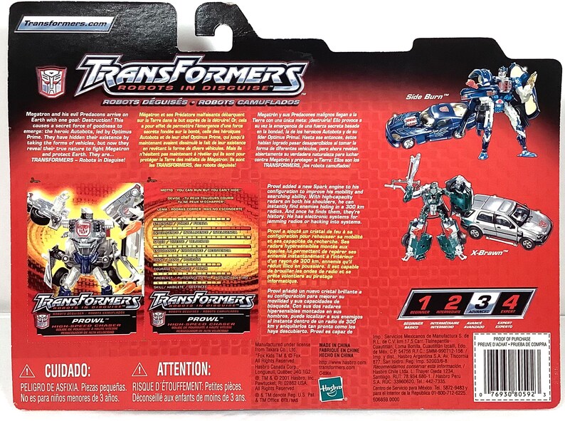 Transformers Prowl White Car - Etsy
