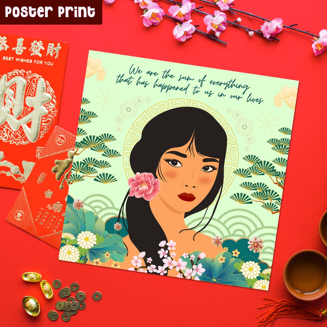 AAPI Woman Giclée Poster: Ancestry Art Print - Etsy