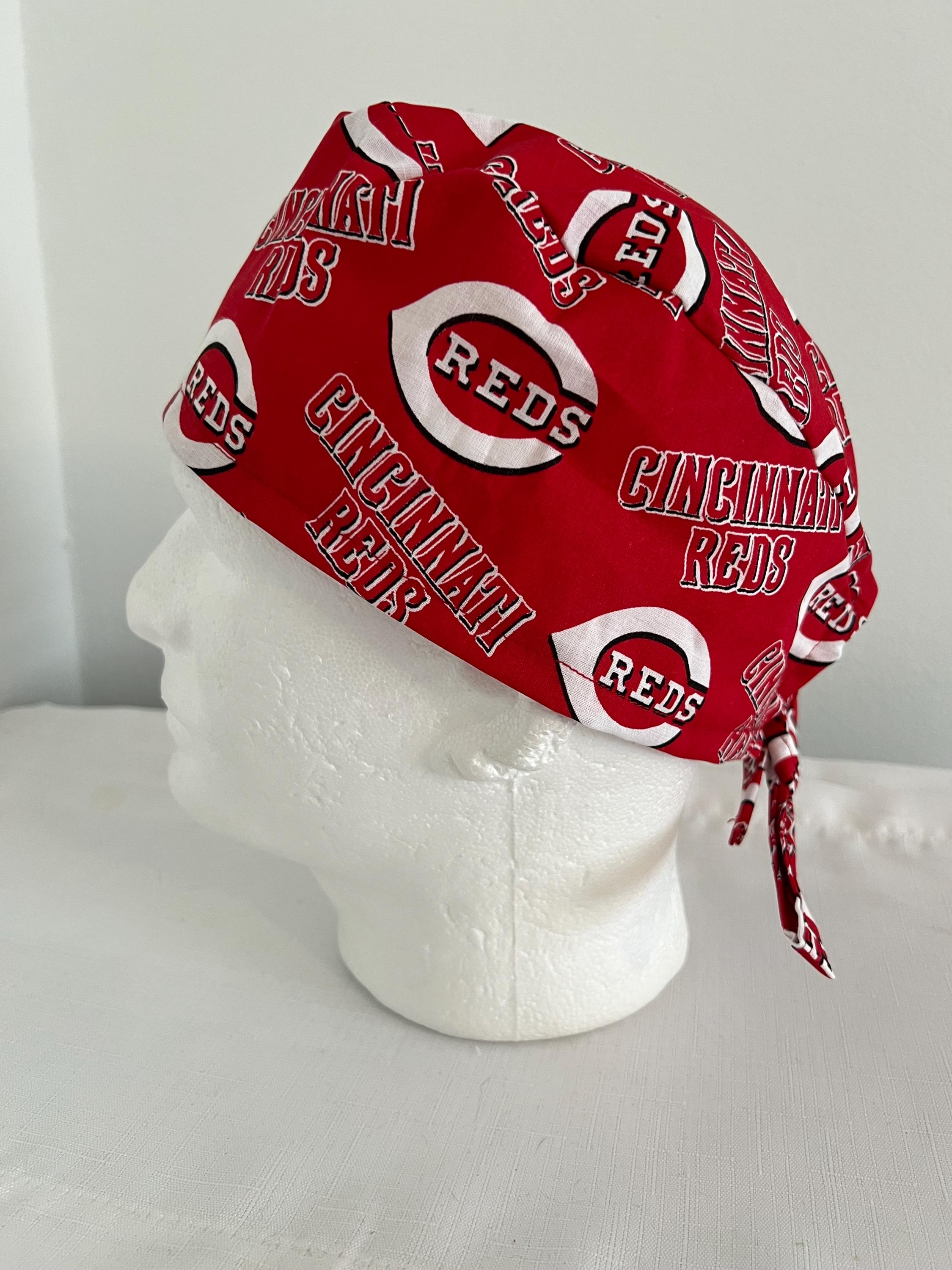 Cincinnati Reds Baseball Scrub Cap - Etsy