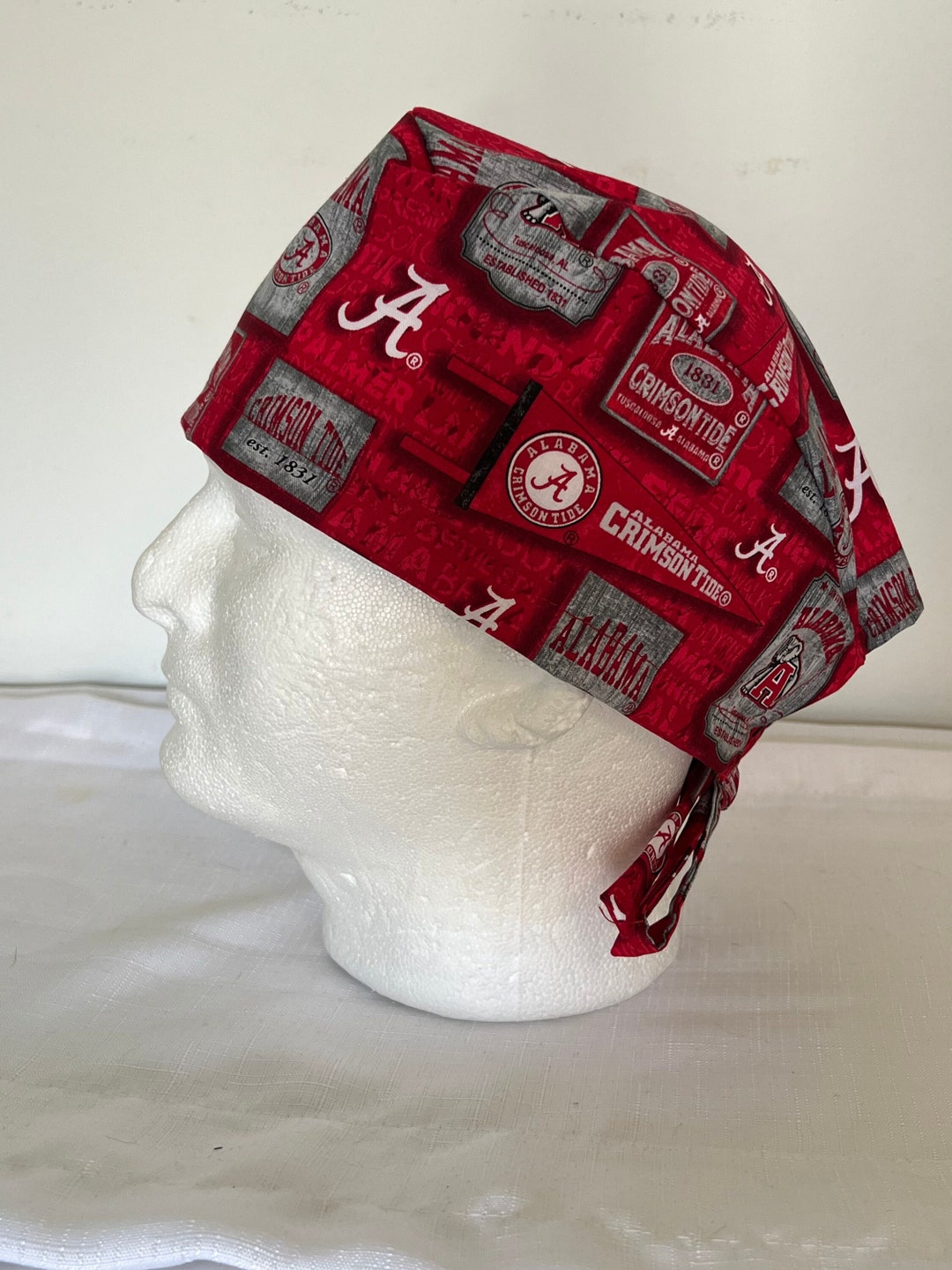Alabama Crimson Tide Scrub Cap - Etsy