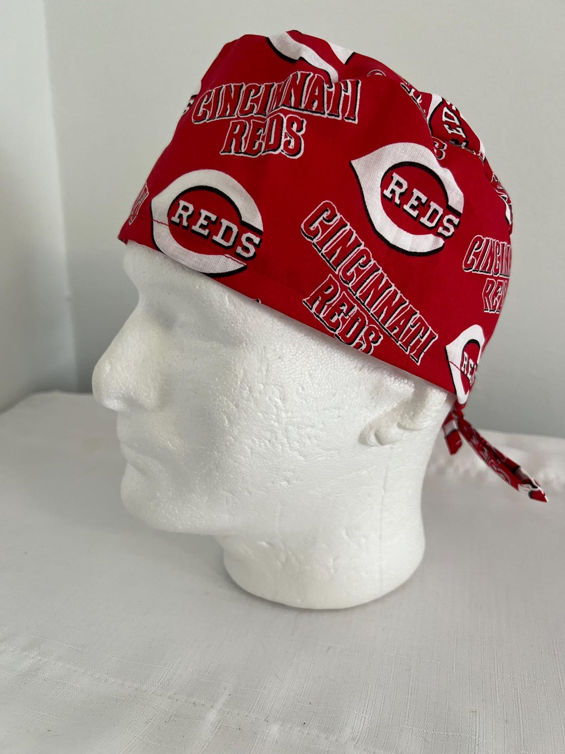 Cincinnati Reds Baseball Scrub Cap - Etsy