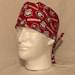 Georgia Bulldogs Football Scrub Cap/surgical Cap/scrub Hat/uga/red - Etsy