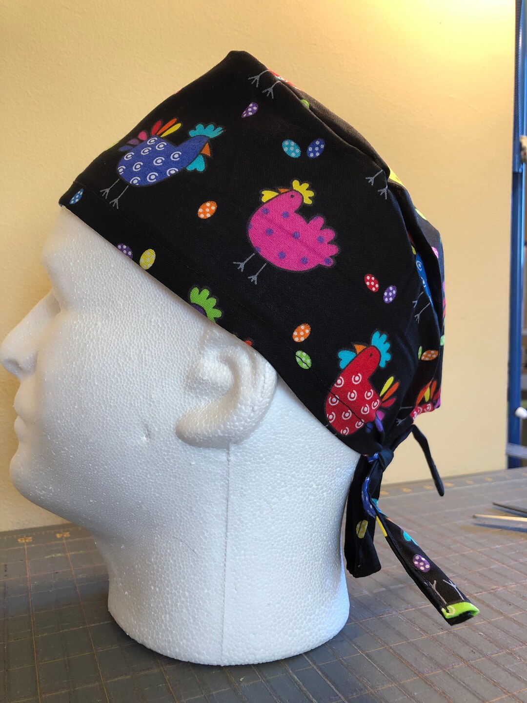 Chicken Scrub Cap/surgical Hat/scrub Hat/chickens - Etsy