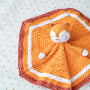 Fox Lovey Crochet PDF Pattern Crochet Fox Animal Comforter Security ...