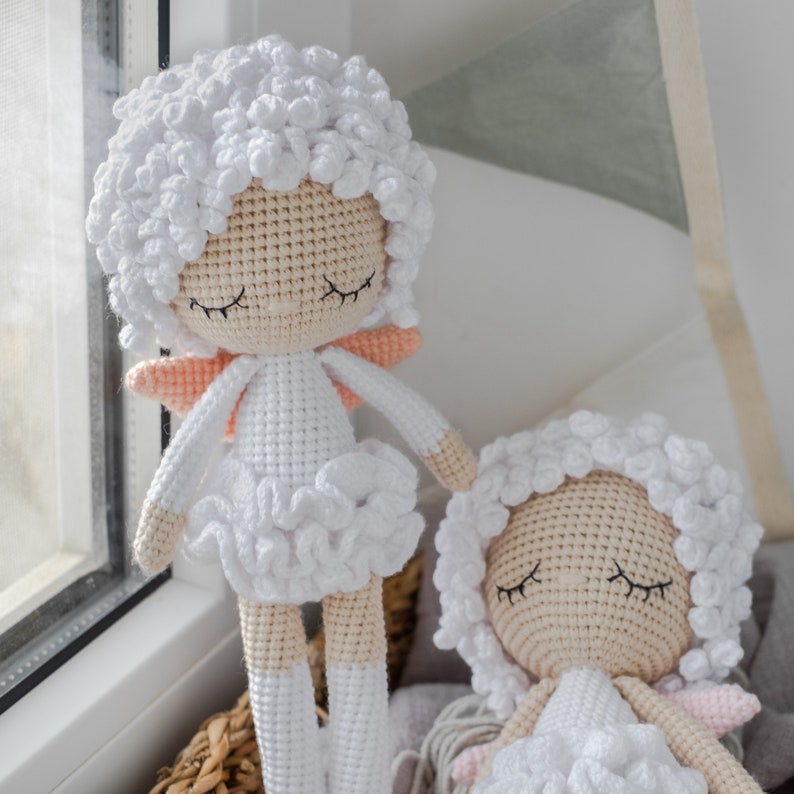 Angel Crochet Pattern Amigurumi Little Angel Doll Pattern Angel Doll ...
