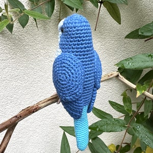 Blue Quaker Parakeet Realistic Amigurumi Plush Quaker Stuffed Animal ...