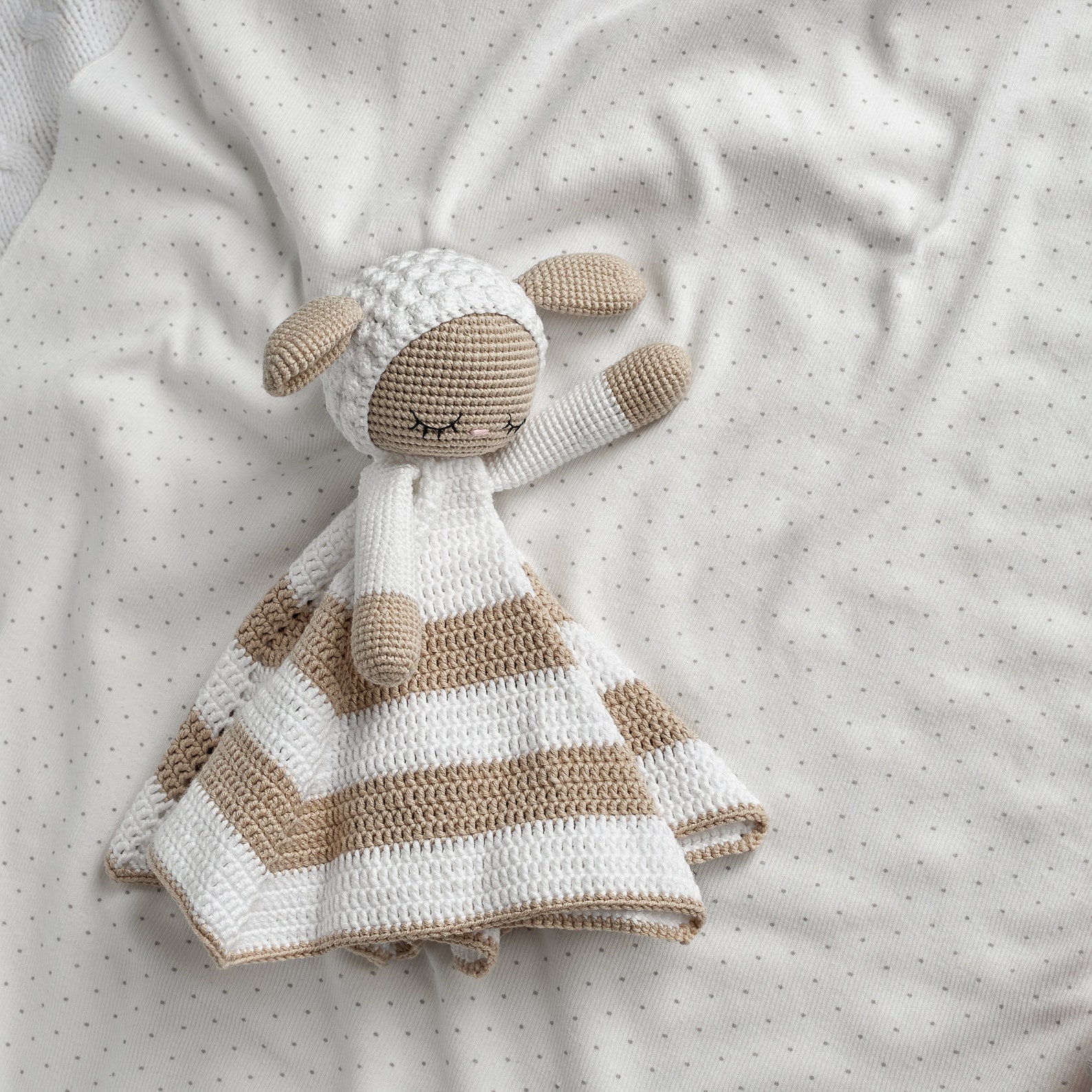 Sheep Lovey Pattern Crochet Sheep Security Blanket Amigurumi - Etsy
