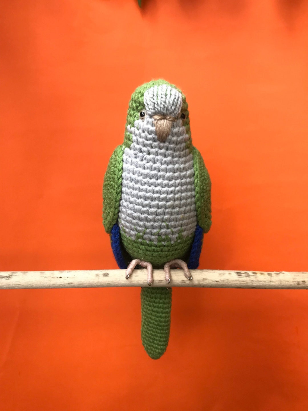 Quaker Parrot Stuffed Animal Toy Quaker Parakeet Soft Animal - Etsy