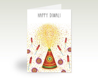 Personalised Diwali Card Festival of Light Card Happy Diwali - Etsy