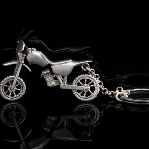 Motorcycle Keychain - Etsy