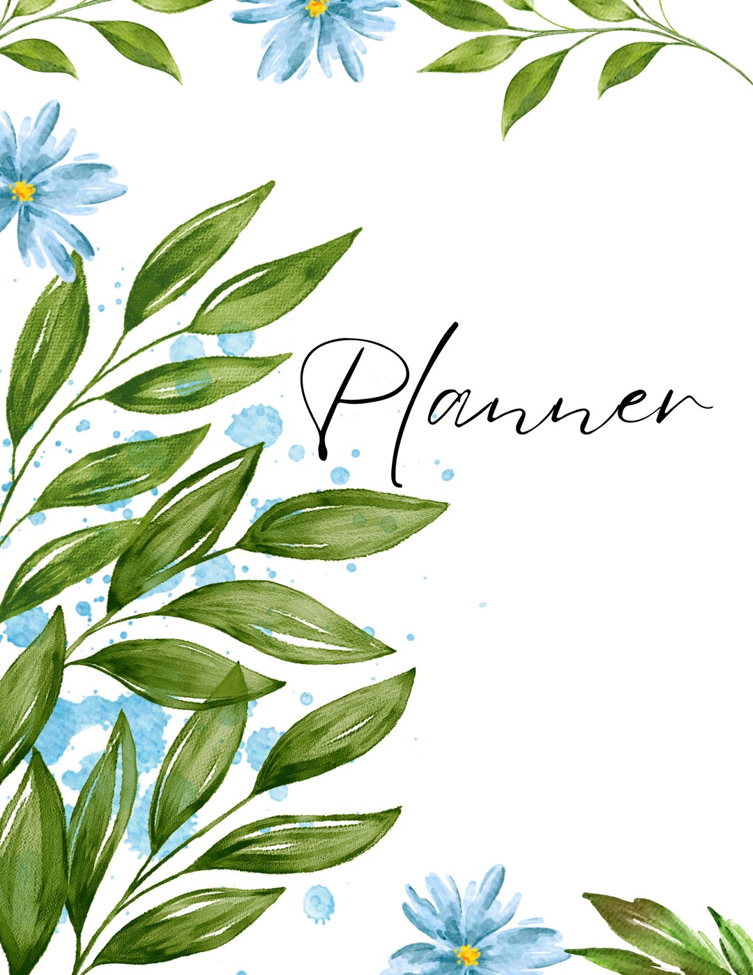 2024 beautiful and Smooth Colours monthly Planner Printable A4 Size,12 ...