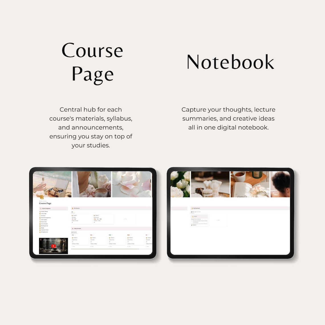 Notion Student Planner Academic Organizer Study Routine - Etsy