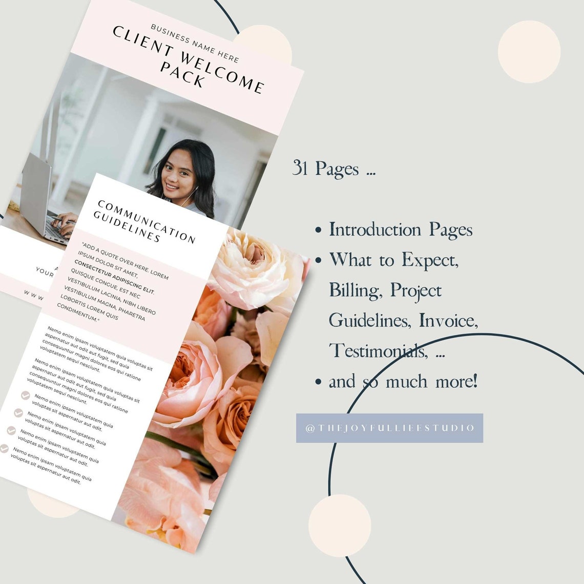 Client Welcome Packet Template Virtual Assistant Welcome - Etsy