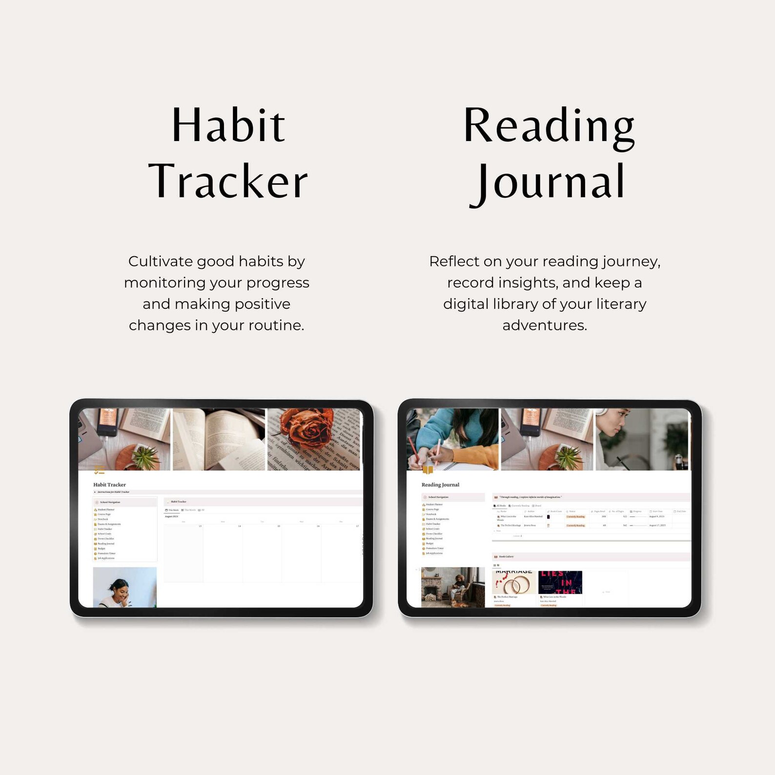 Notion Student Planner Academic Organizer Study Routine - Etsy