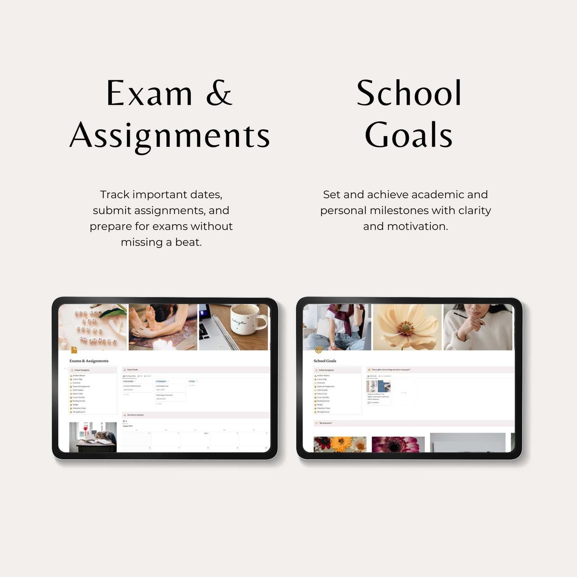 Notion Student Planner Academic Organizer Study Routine - Etsy