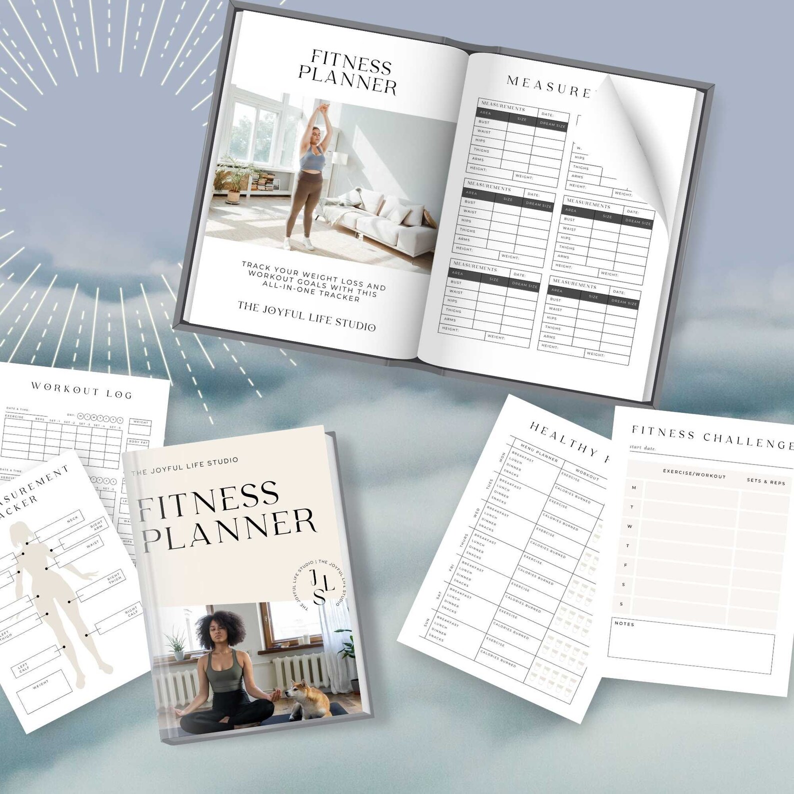 Fitness Planner, Printable, Wellness, Meal Planner, Weight Loss ...