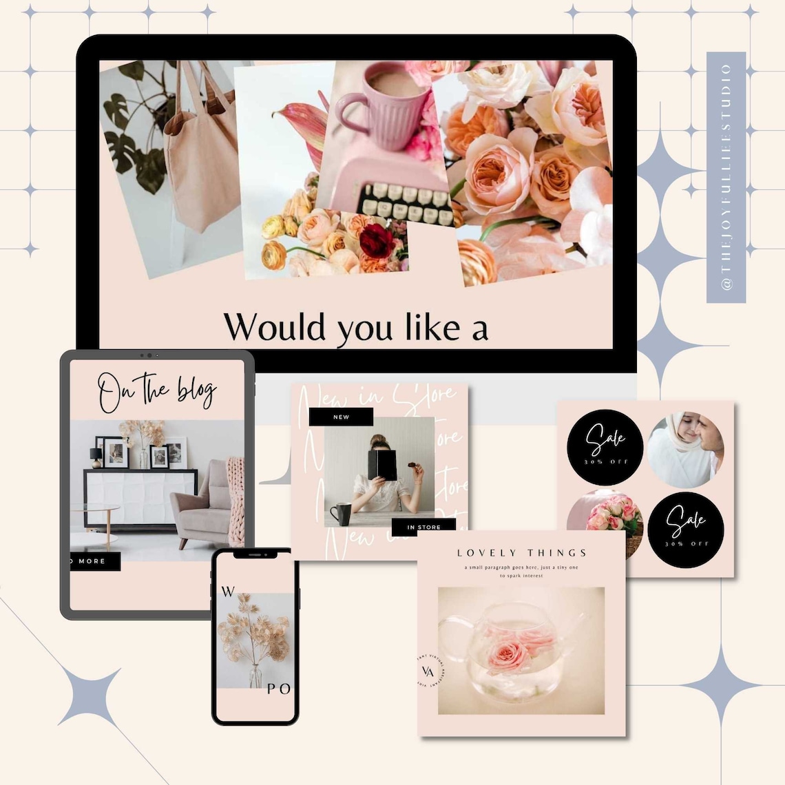 Virtual Assistant Instagram Post Template Social Media Posts - Etsy