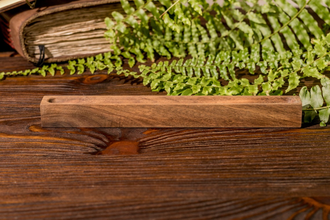 Wooden Pen Stand Wooden Pen Holder Wooden Personalized Stand | Etsy
