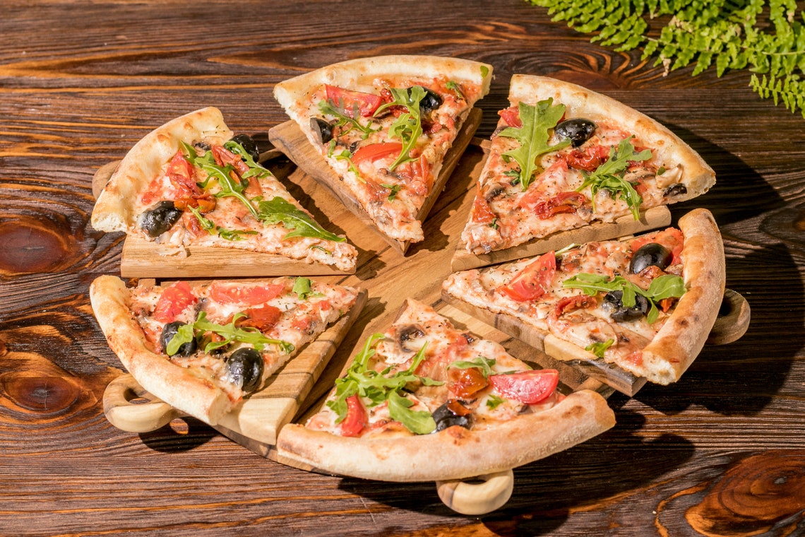 Pizza Wood Stand Wooden Cutting Board Wood Pizza Stand Pizza - Etsy