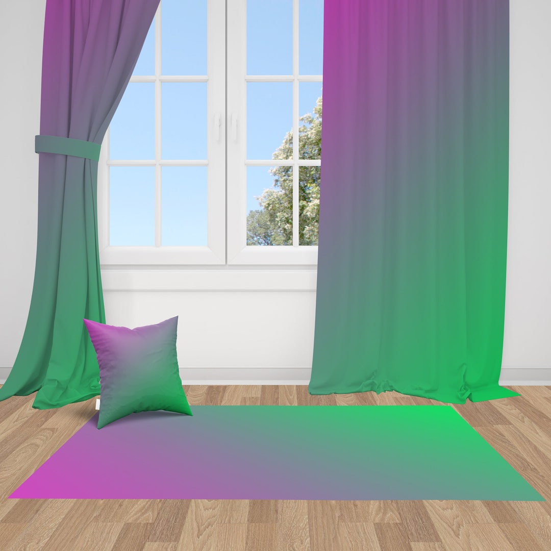 Green Transition, Nursery Curtains - Etsy