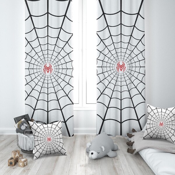 Spider Man Curtains - Etsy
