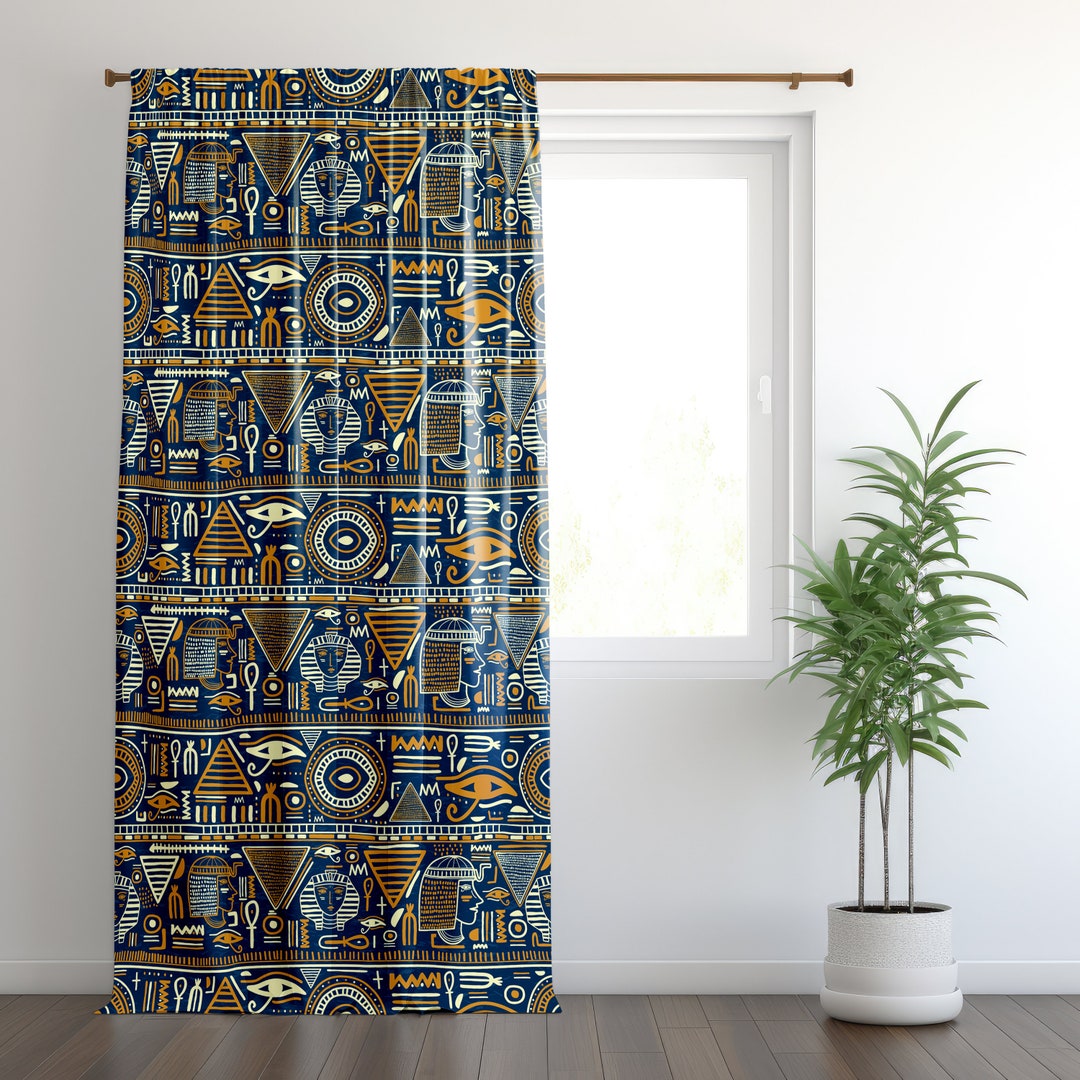 Ancient Egyptian Curtains, Modern Curtains for Living Room, Craft ...