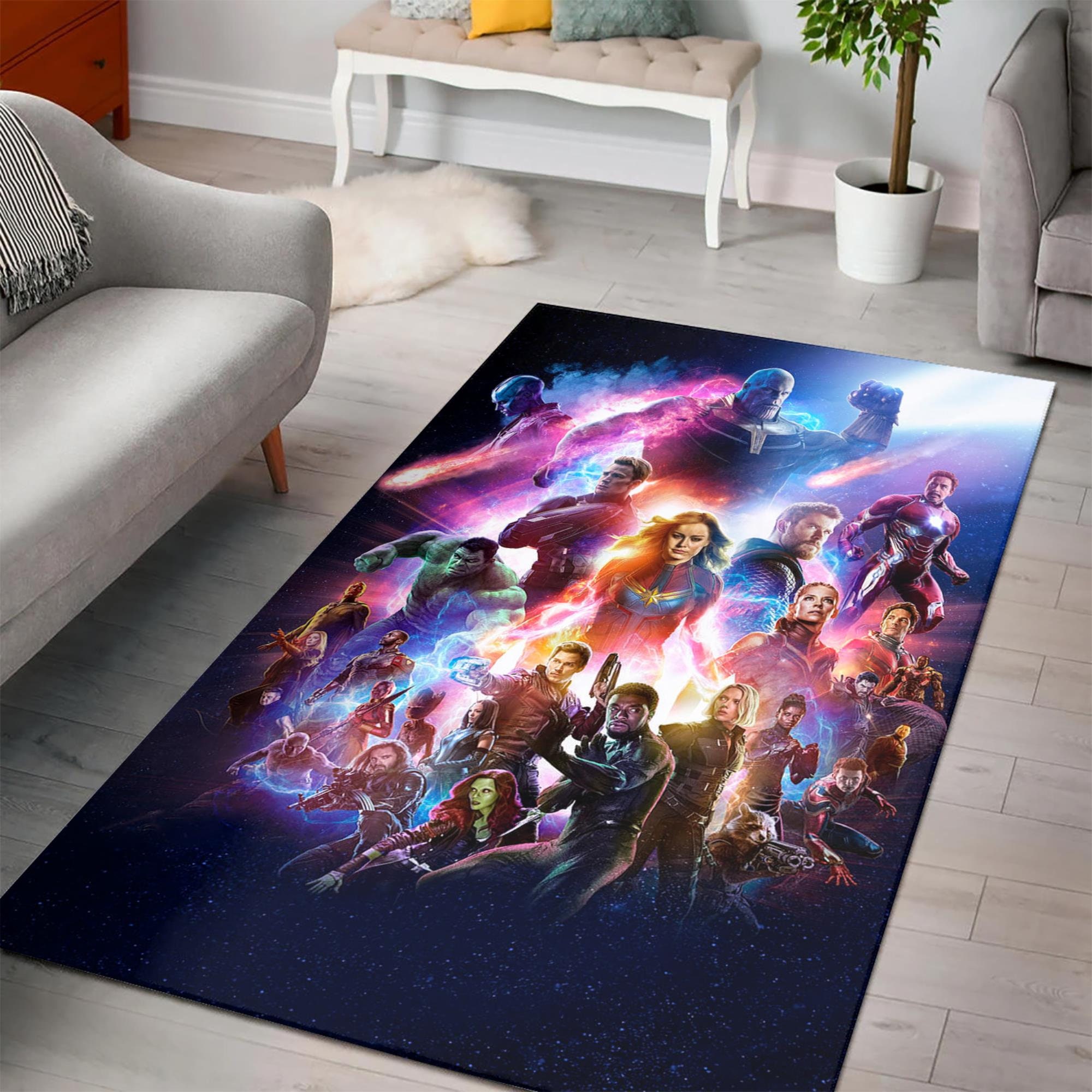 Marvel Avengers Area Rug Marvel Avengers Marvel Avengers | Etsy