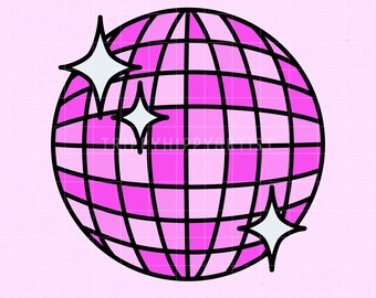 Disco Ball Svg, Disco Ball Png, Discoball Svg, Retro Svg, Groovy Svg ...
