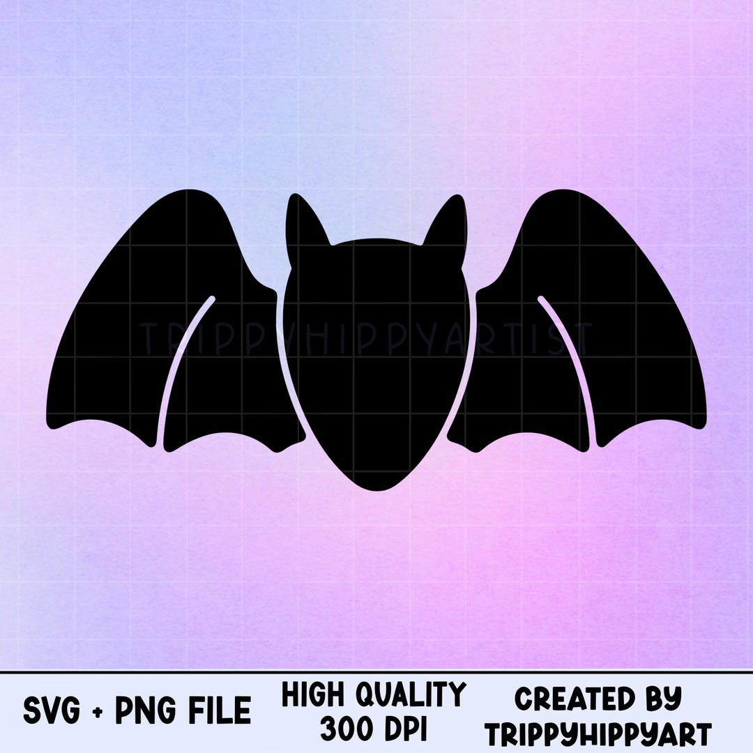 Bat • SVG Cut File + PNG File - Halloween - Etsy