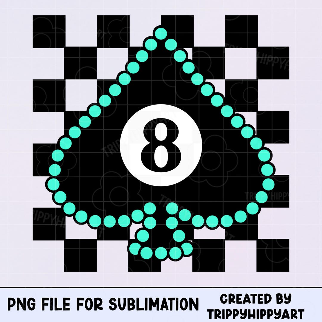 Checkered Spade • PNG Files for Sublimation • Western • Cowgirl • 8 ...
