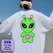 Space Alien SVG PNG JPG - Etsy