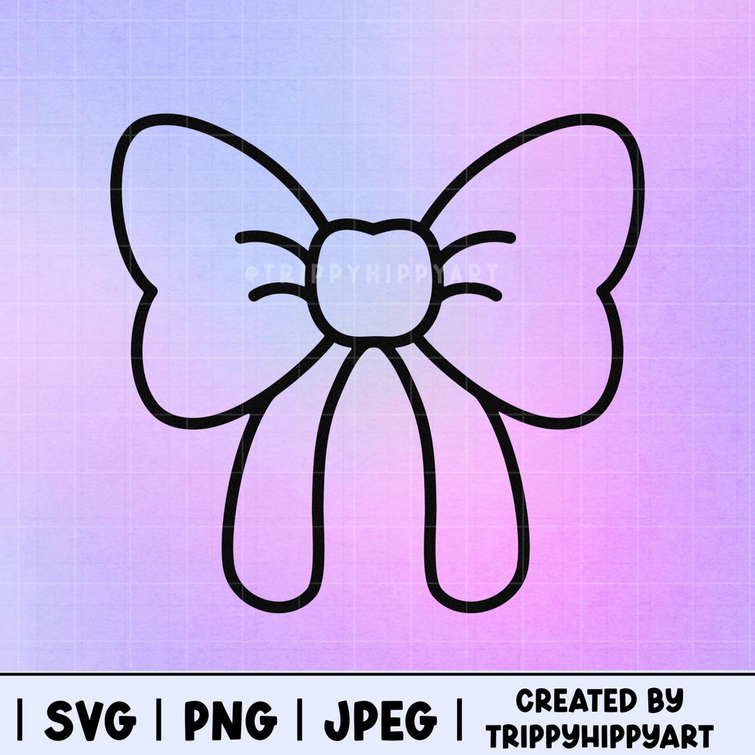 Bow SVG + PNG | Ribbon • Cute - Etsy