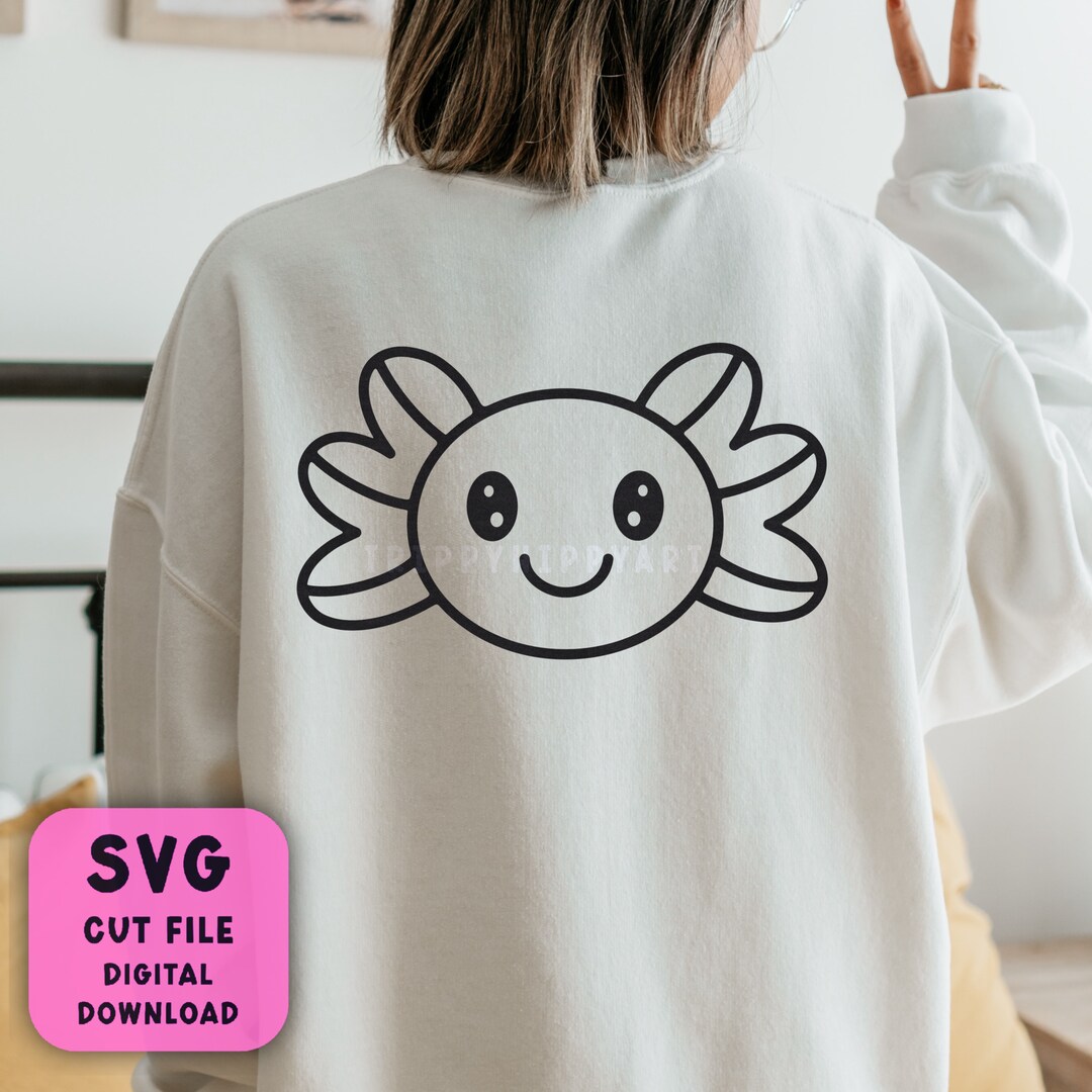 Axolotl SVG • PNG File • Kawaii - Etsy