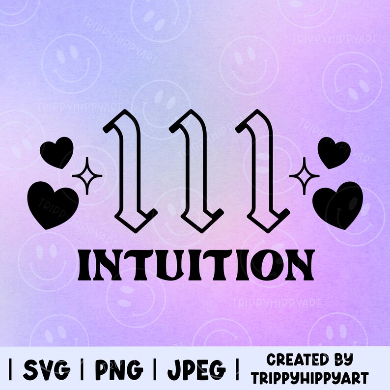 111 Angel Numbers SVG PNG Intuition - Etsy Australia