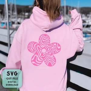 Wavy Flower SVG + PNG File • Trippy - Etsy