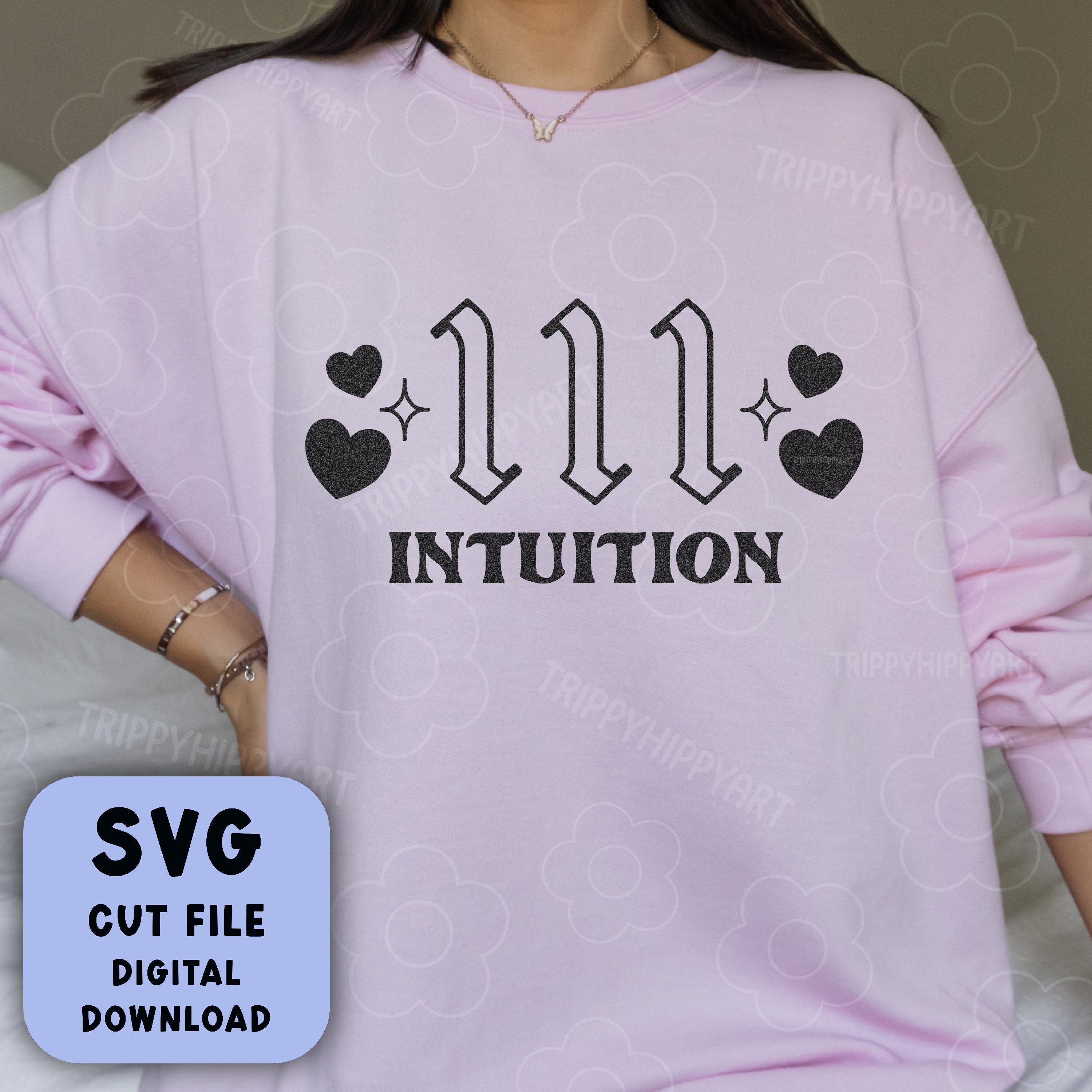 111 Angel Numbers SVG PNG Intuition - Etsy