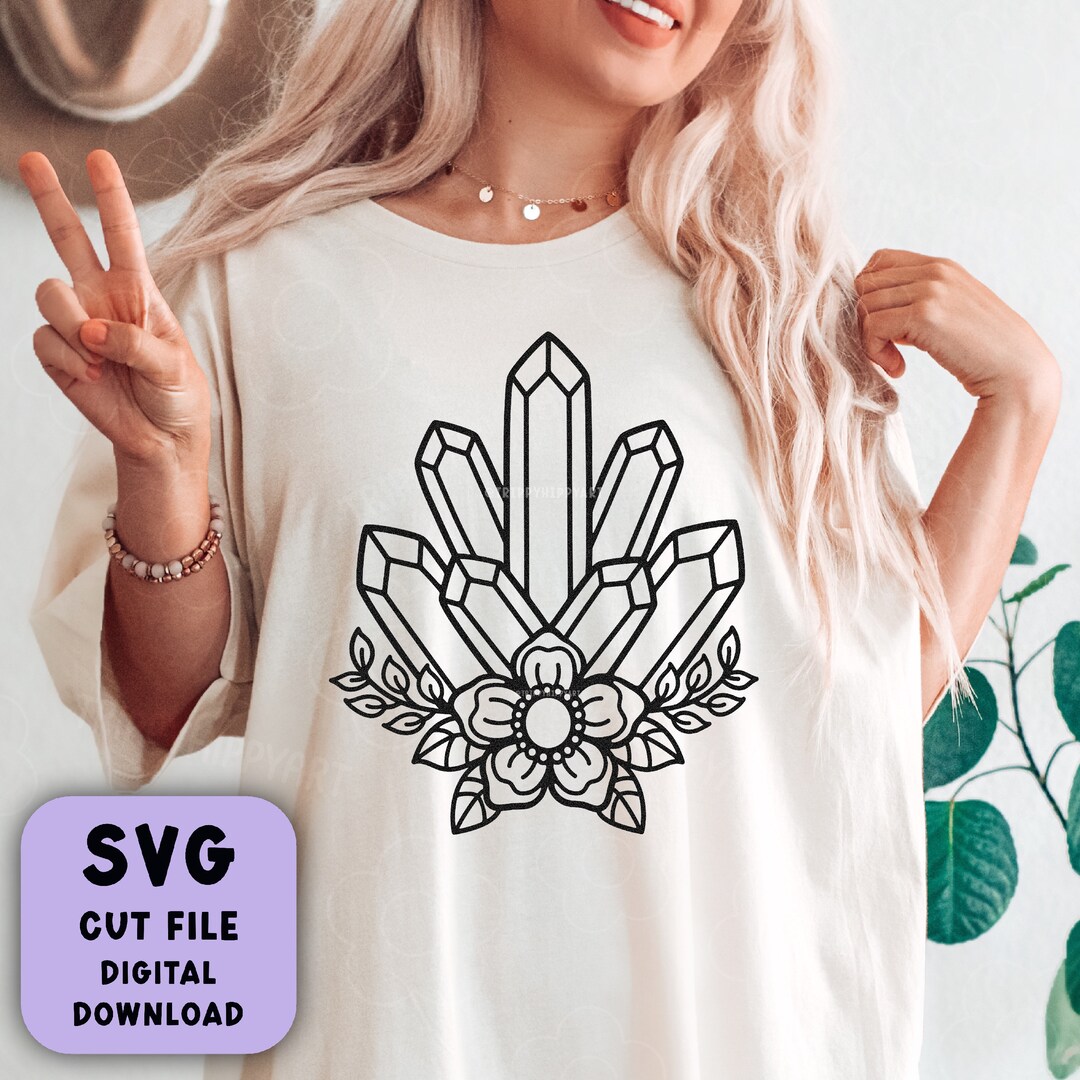Crystal Bouquet SVG - PNG - Etsy