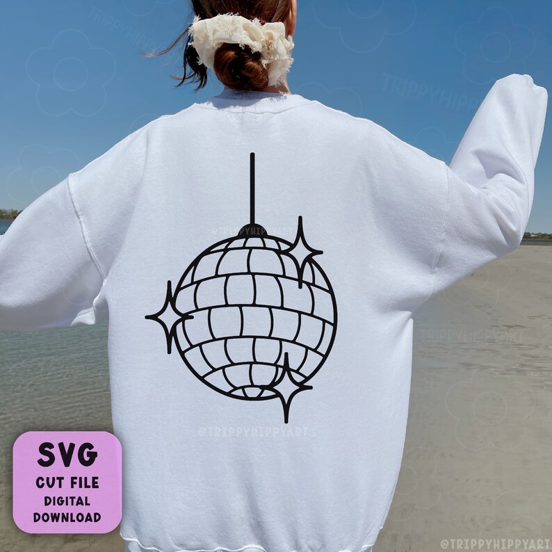 Sparkle Disco Ball SVG PNG File - Etsy