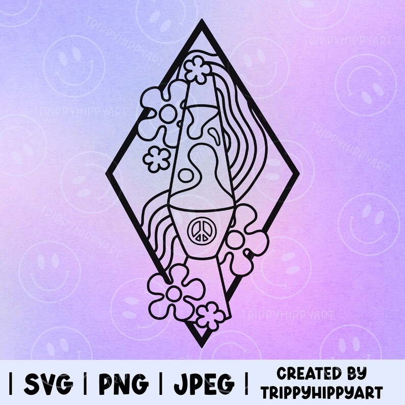 Lava Lamp SVG Cut File PNG - Etsy