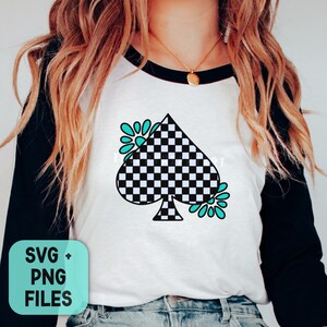 Checkered Spade • SVG + PNG Files • Western • Cowgirl - Etsy